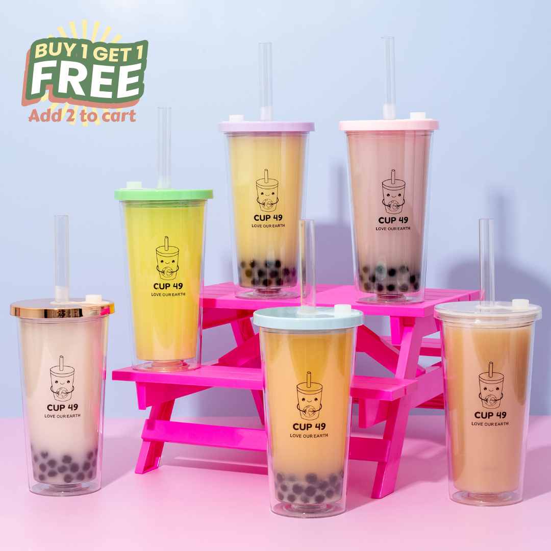 DIY Bubble Tea Kits & Reusable Boba Cups | Cup 49