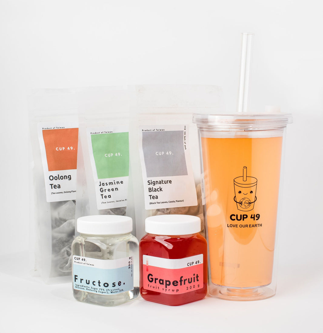 DIY Bubble Tea Kits & Reusable Boba Cups | Cup 49